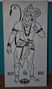 cnc plasma hanuman ji svg/dxf design – Makerbhawan