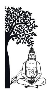 cnc plasma half tree with hanumanji svg/dxf design – Makerbhawan