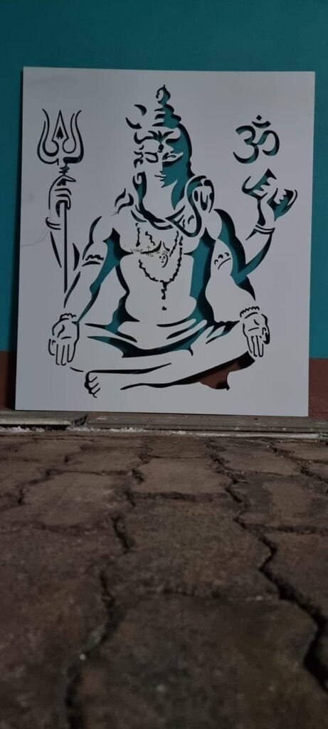 cnc plasma shiv shankar svg/dxf design – Makerbhawan