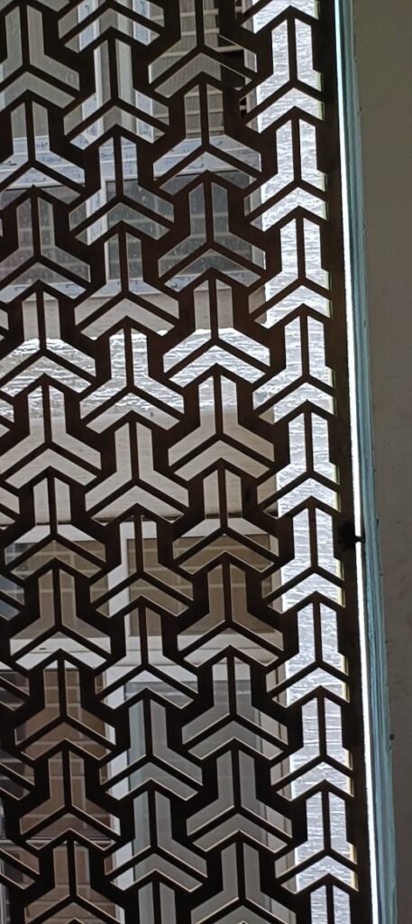 cnc triangle partition jali dxf/svg design – Makerbhawan