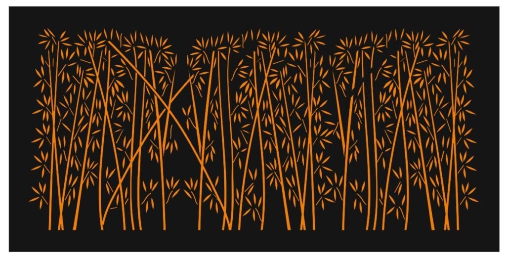 Seamless Bamboo Pattern dxf/svg file – Makerbhawan