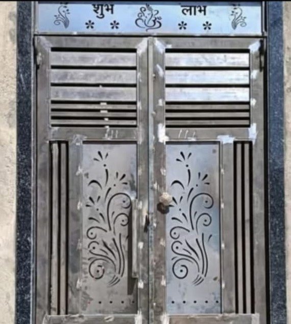 cnc curl jali with shubh labh svg/dxf file – Makerbhawan