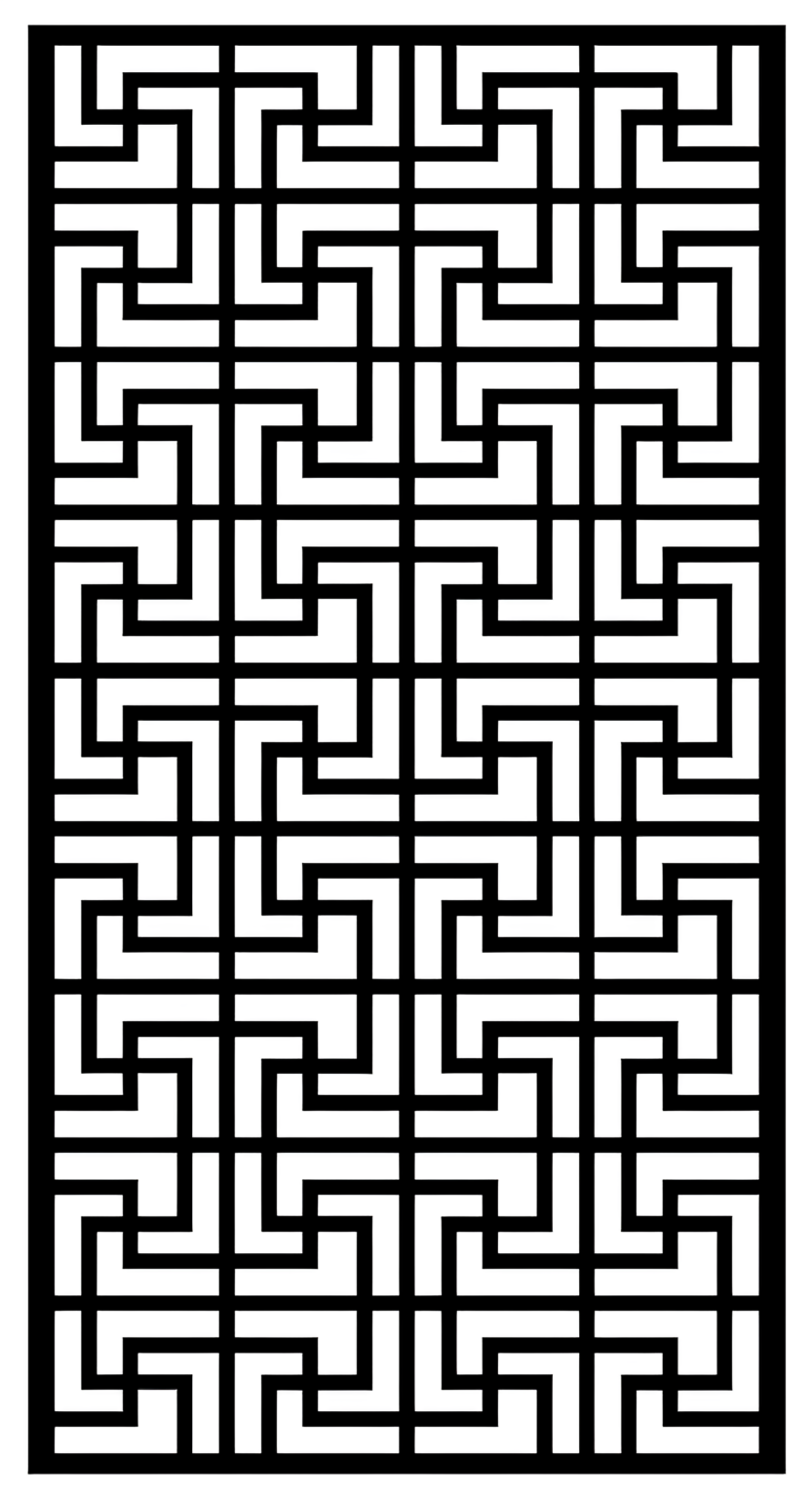 cnc Rectangle Cut Jali Design scg/dxf file – Makerbhawan