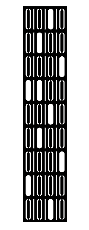 cnc Rounded Rectangle Grill Design svg/dxf file – Makerbhawan